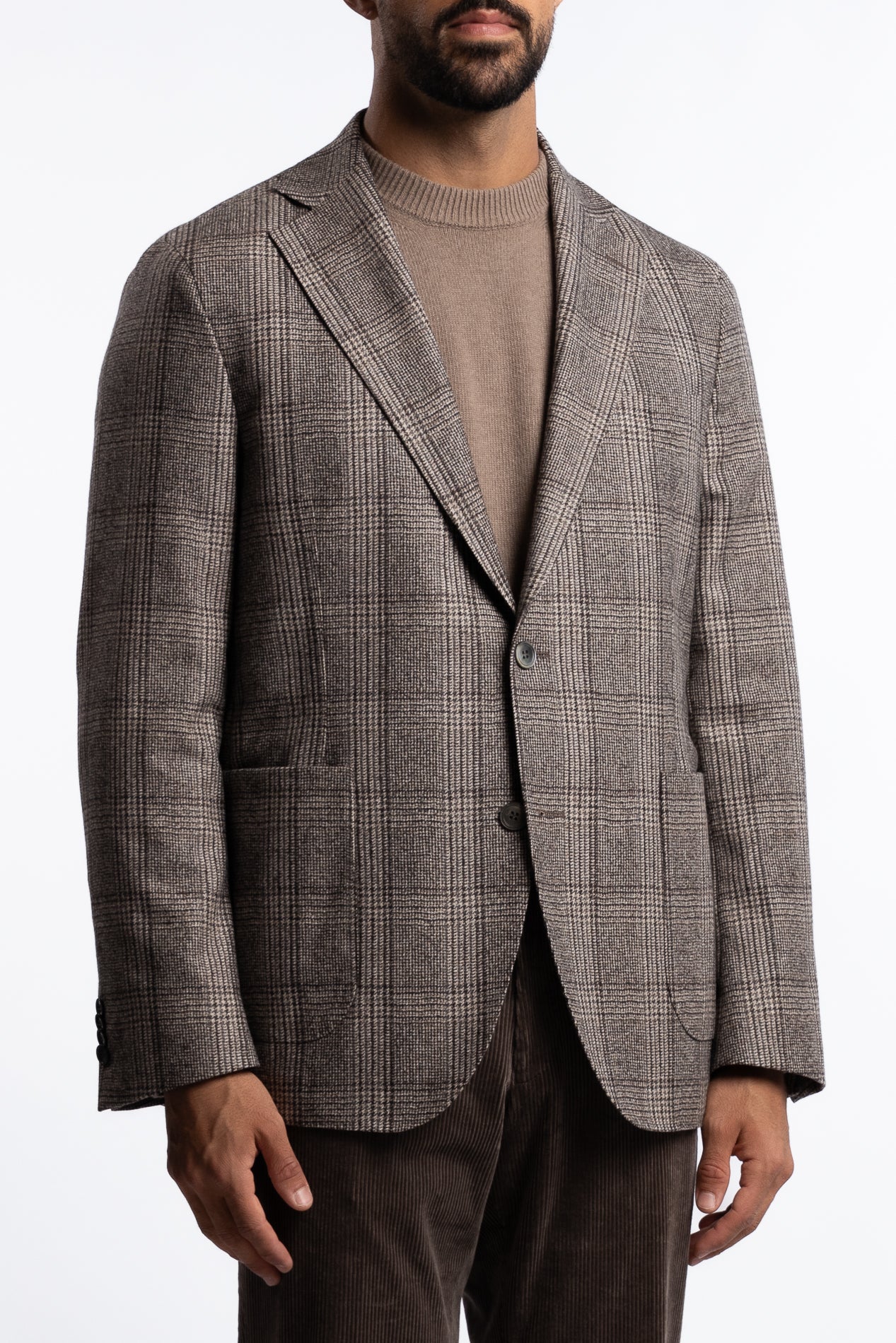Ferry Patch Soft Regular Fit Blazer Almond Beige | Oscar Jacobson ...