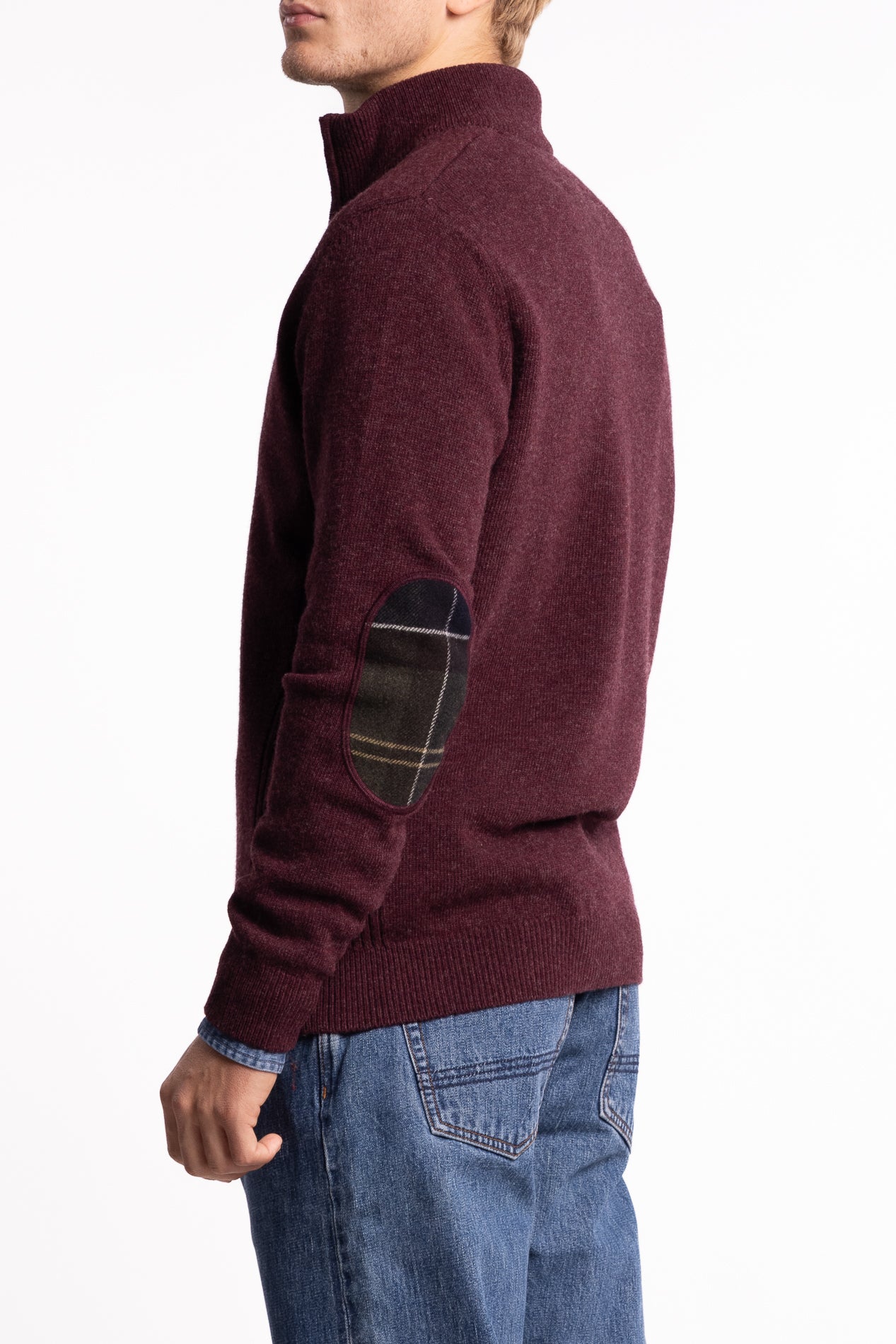 Holden Half Zip Jumper Ruby Marl | Barbour – Bogartstore