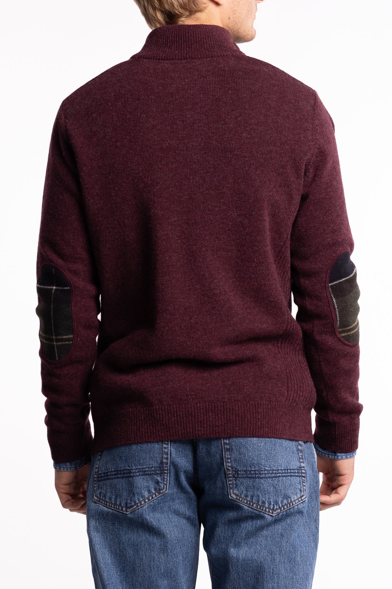 Holden Half Zip Jumper Ruby Marl | Barbour – Bogartstore