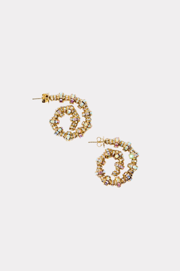 Pearl Octopuss.y | Tiny Spiral Hoops- Gold | Bogartstore.no